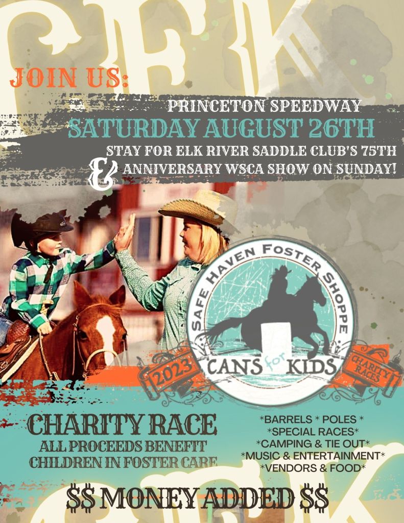 Cans for Kids Charity Barrel Race – Back for 2023! – Safe Haven Foster ...